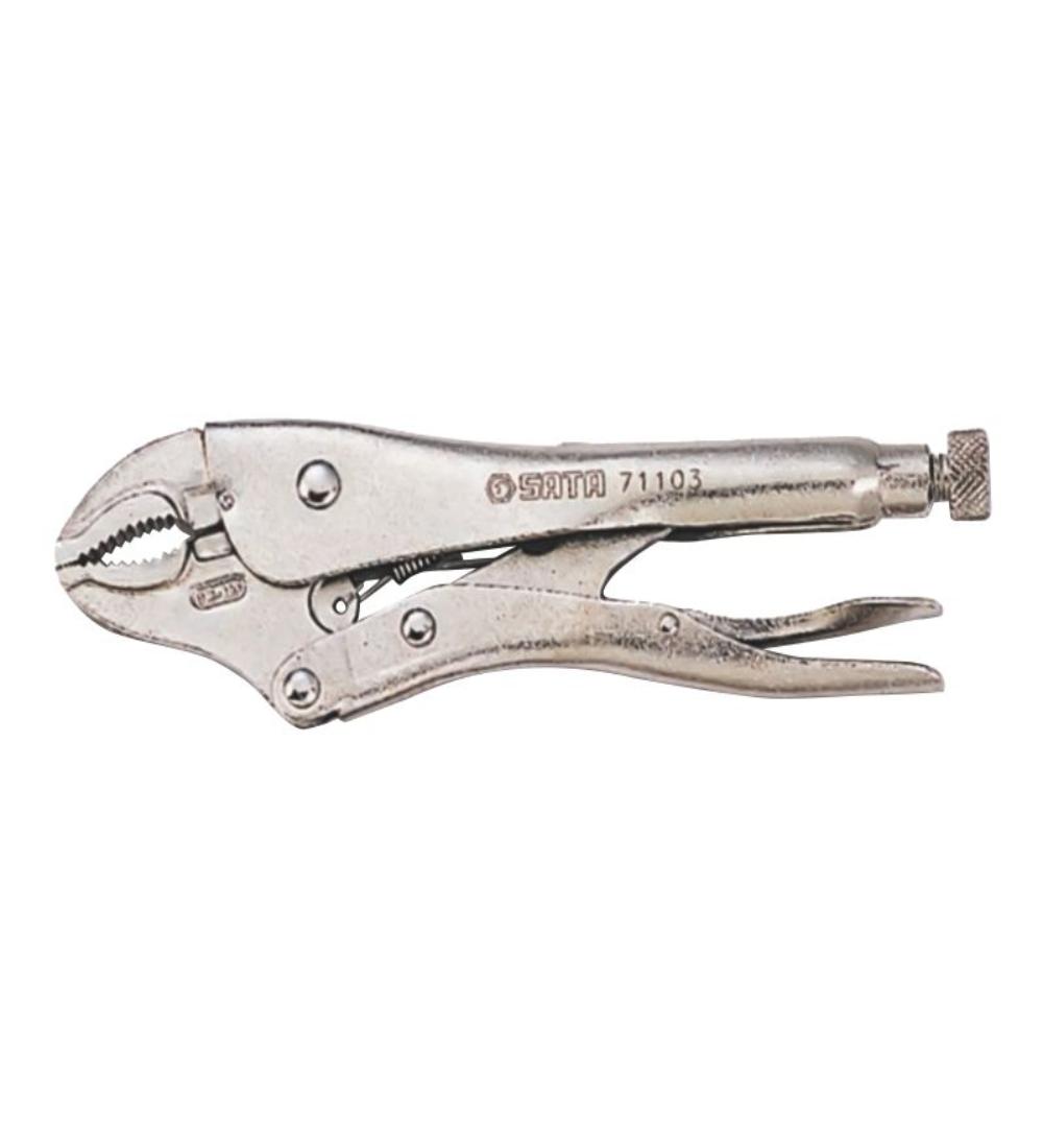 tenaza grip boca curva sata 10"