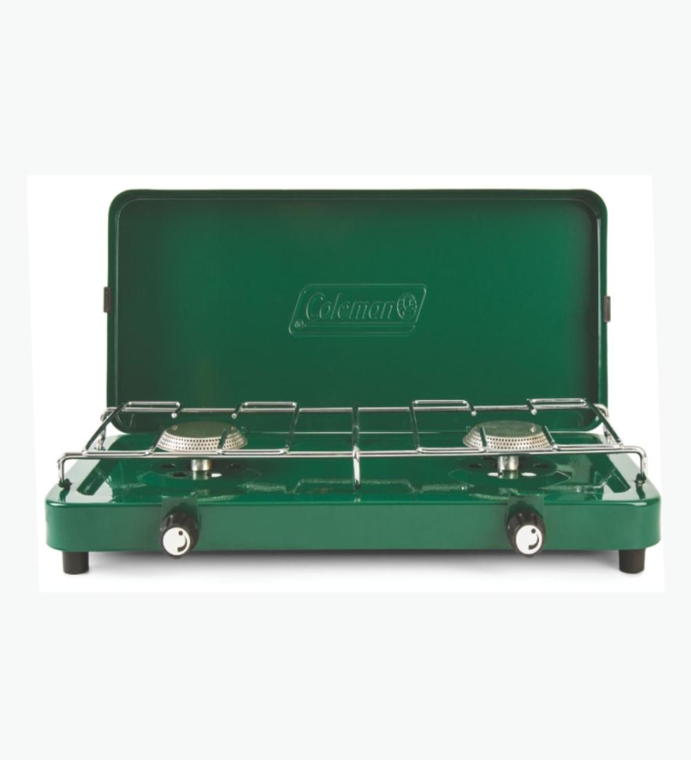 cocina a gas coleman doble hornalla