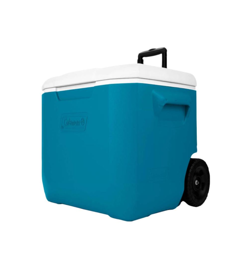 conservadora con rueda coleman azul