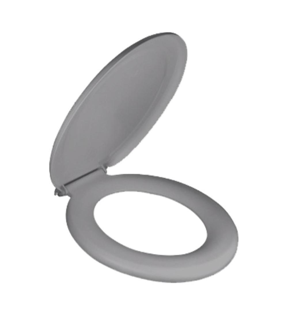 tapa acolchada para inodoro cipla gris claro