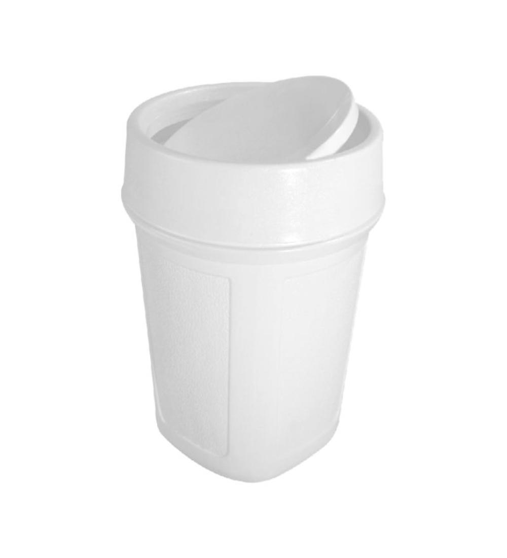 basurero basculante cipla blanco