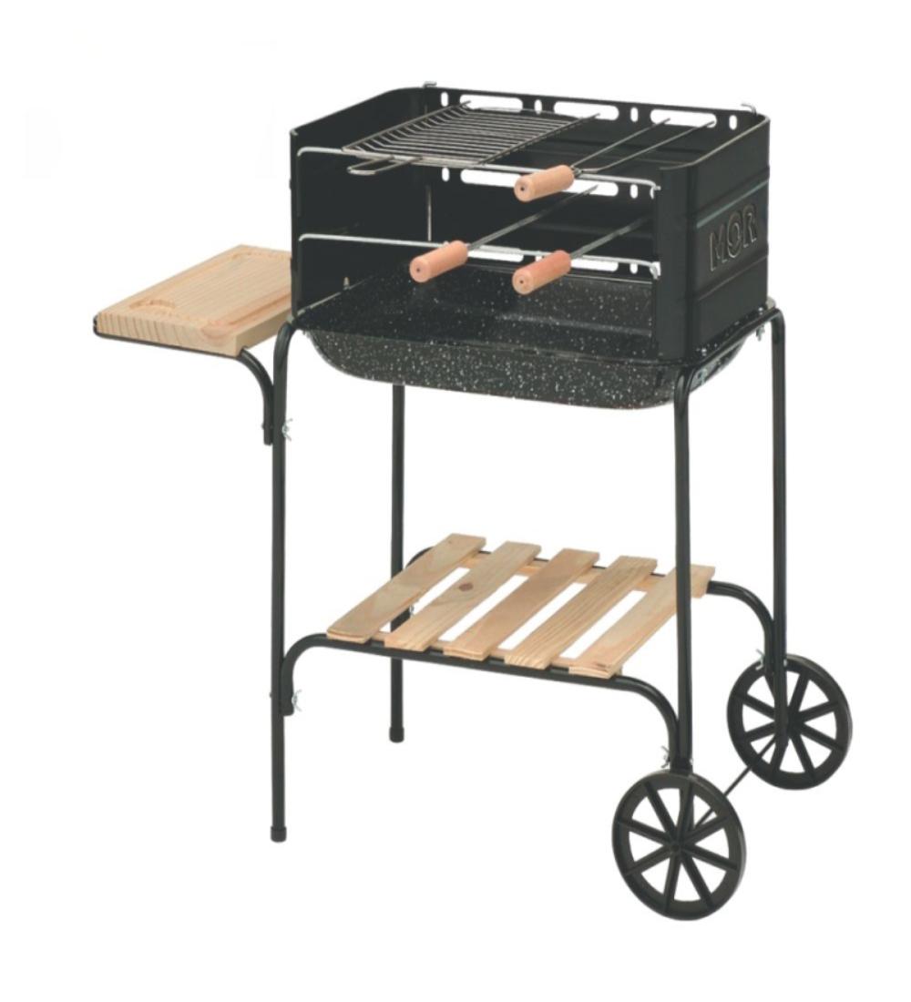 parrilla california mor 82 x 39 cm c/rueda