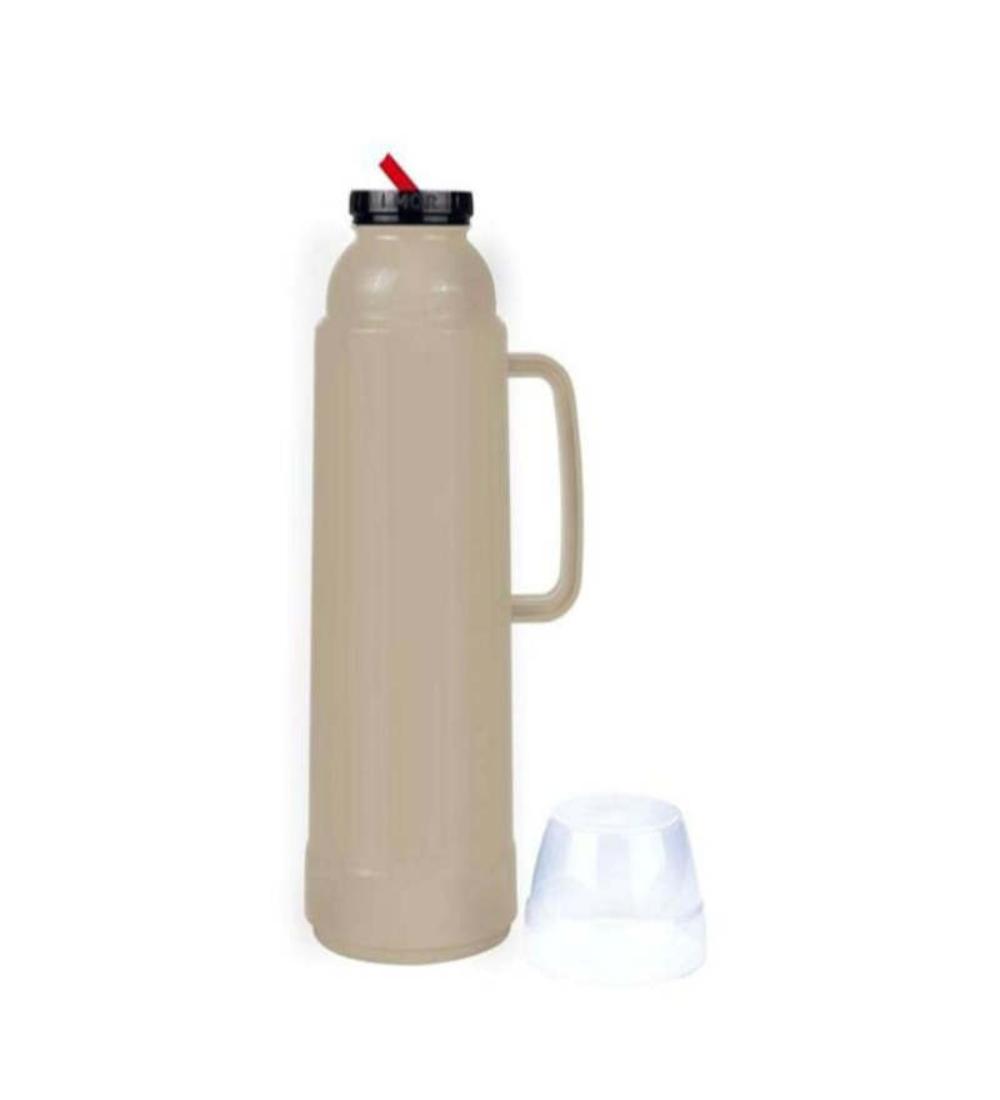 termo agua caliente mor c/ pico color crema 1l